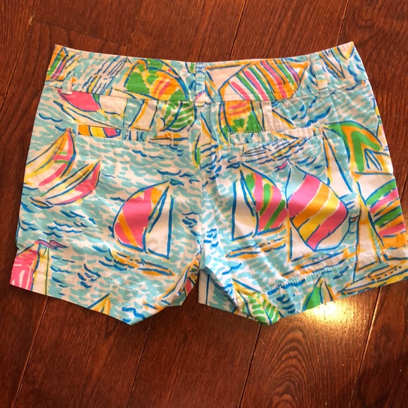 Lilly Pulitzer | Shorts | Lilly Shorts Size You Gotta Regatta Original ...